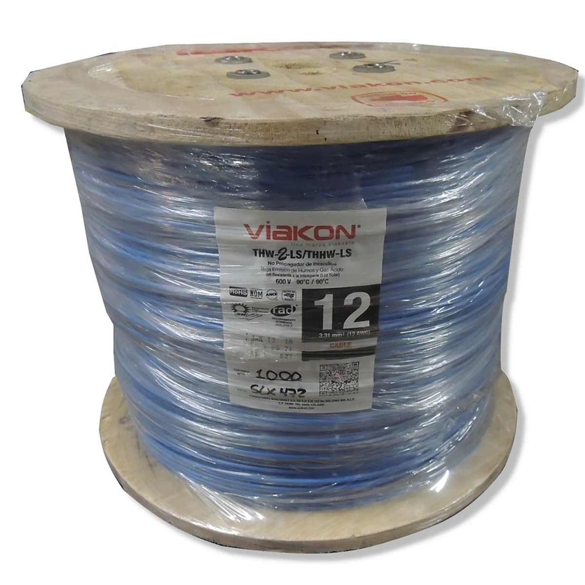 Reel cable 12 gauge low smoke