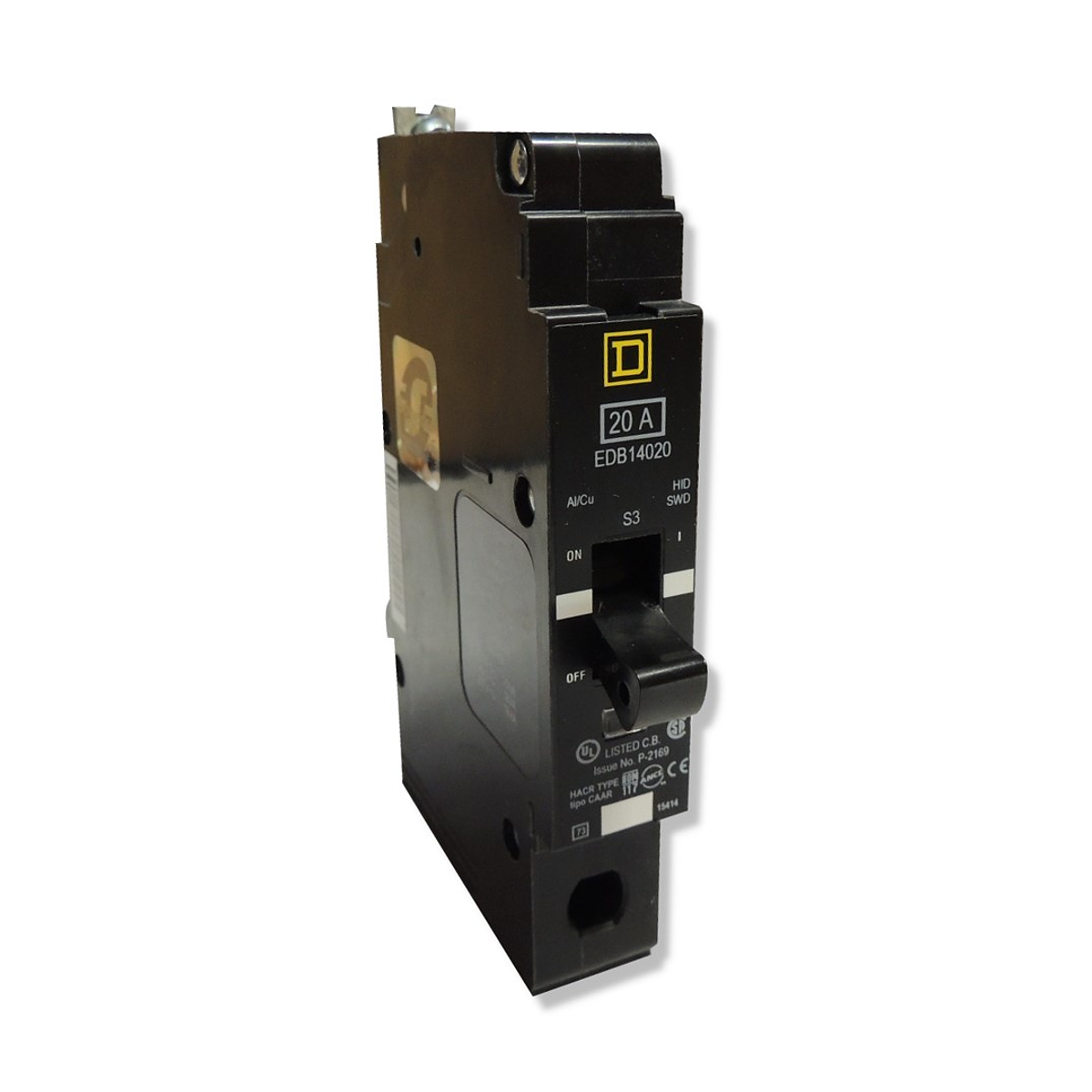 Interruptor termomagnetico modelo EDB 1 Polo