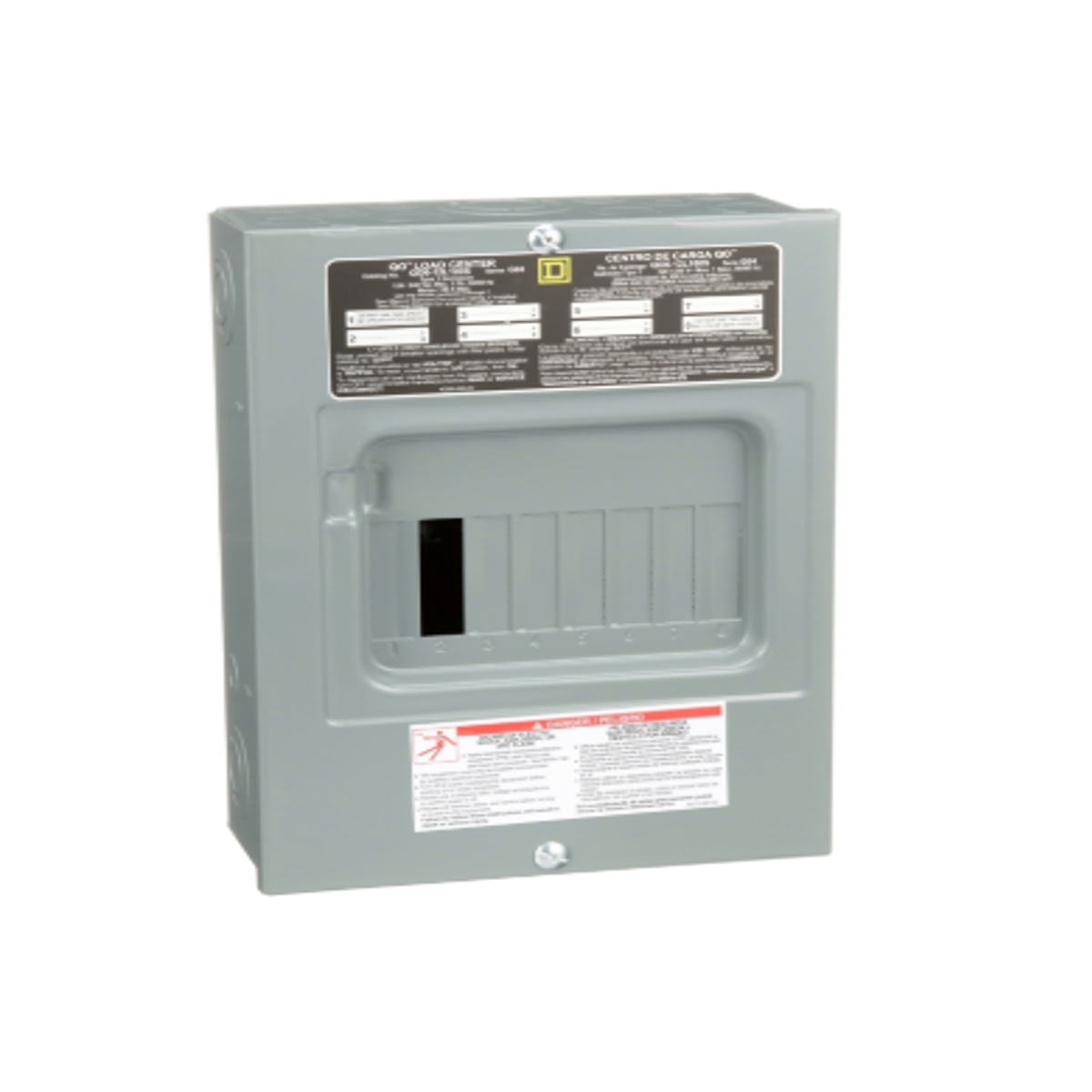 Centro de carga 1F 3H 6P 100A