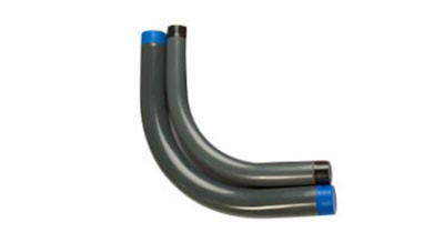 Codo Aluminio Recubierto PVC y Uretano