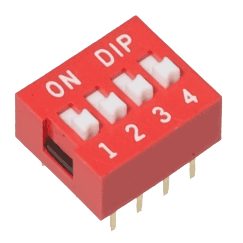 Dip Switch Interruptor 4 Posiciones