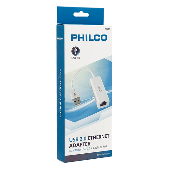 Philco Adaptador RJ45 A USB 2.0 R0081