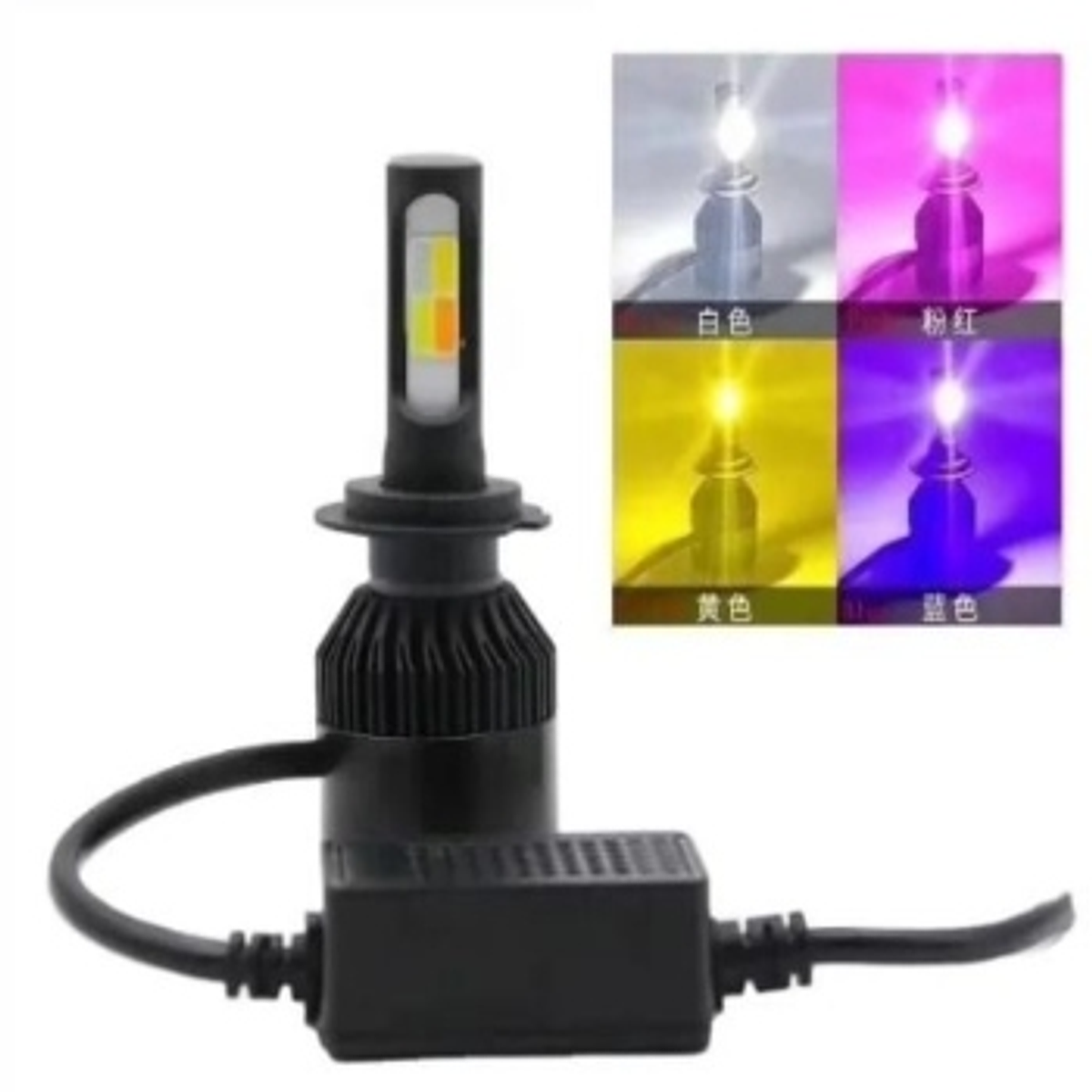 Turbo Led de 4 colores H4