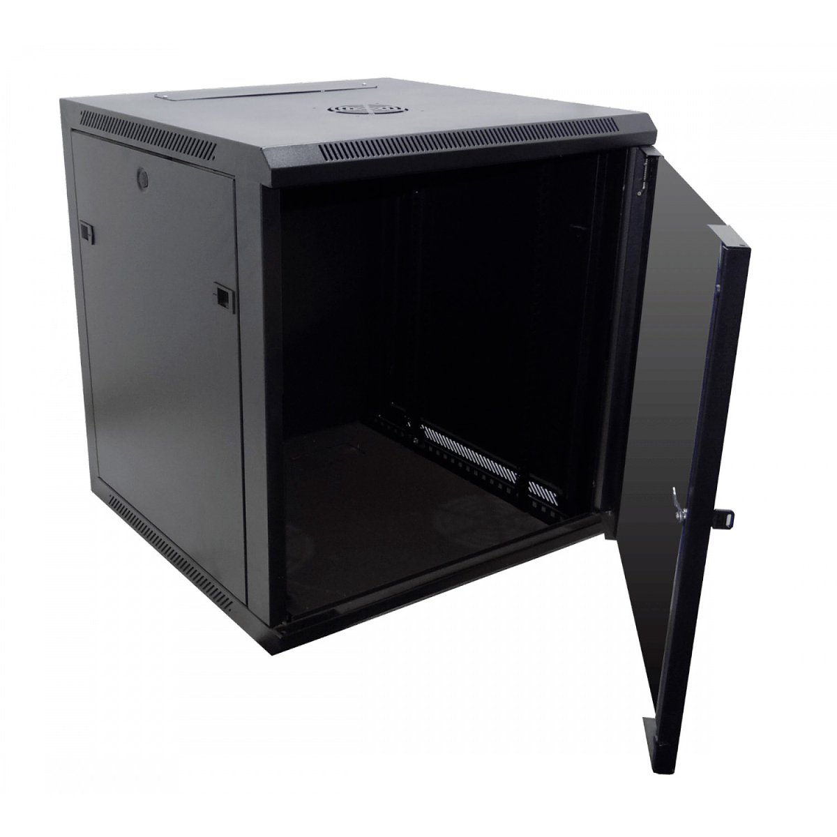 Rack Pared 12U Negro con chapa 60cm Fondo Linkmade