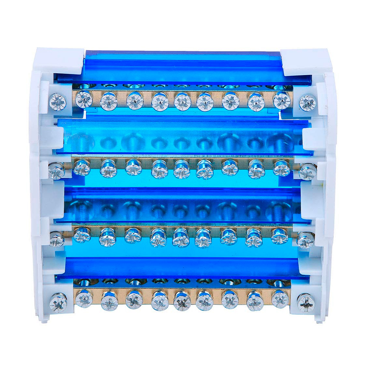 Repartidor Tetrapolar 11 Polos 125A a Riel DIN