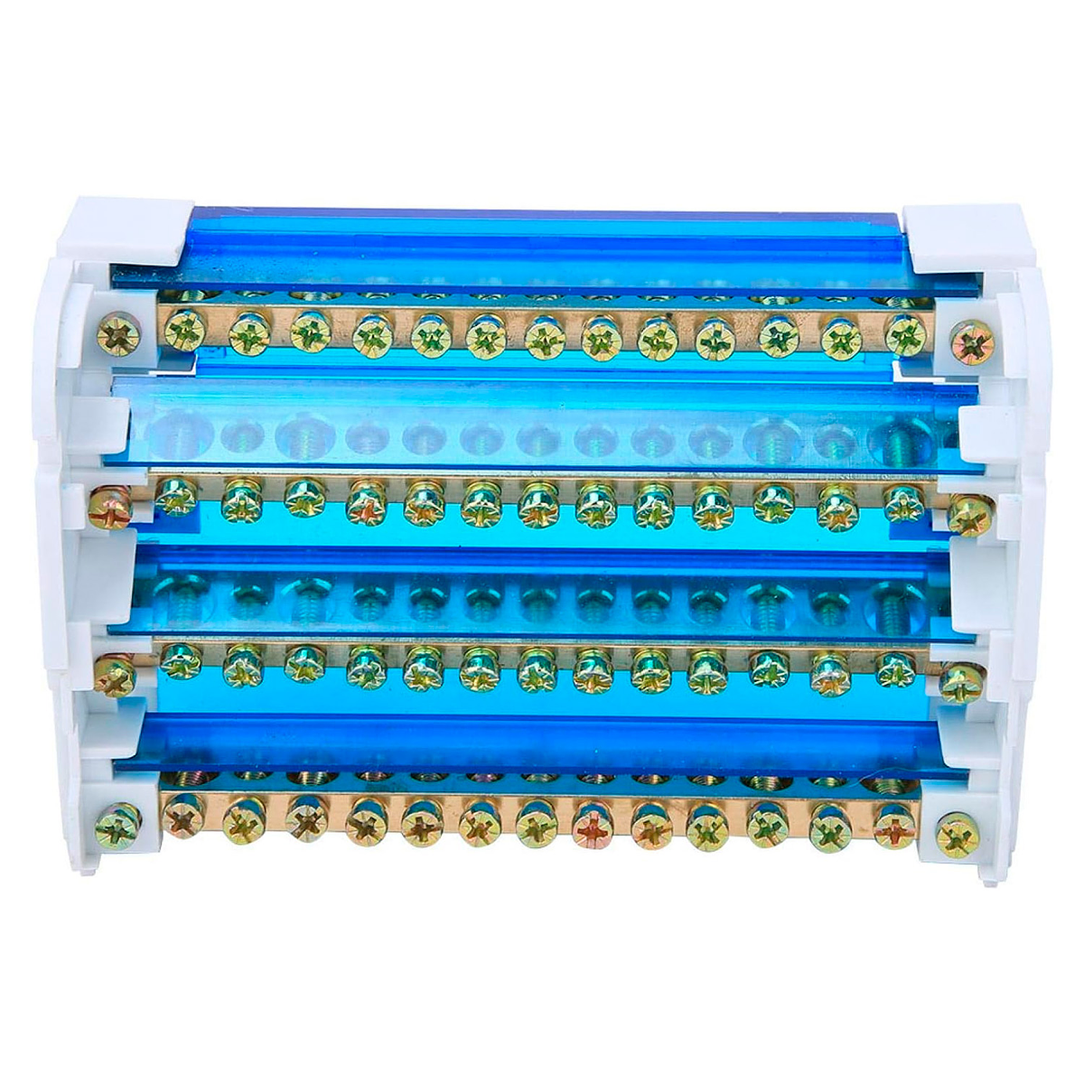 Repartidor Tetrapolar 15 Polos 125A a Riel DIN