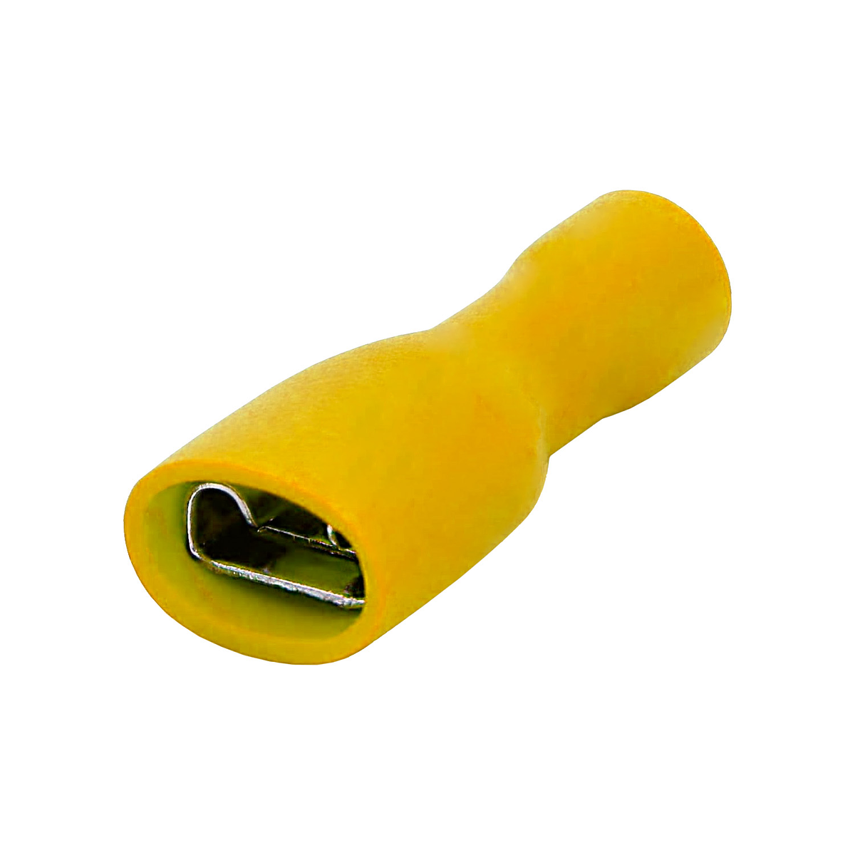 Terminal Hembra Aislación Completa 12-10 AWG 6.3mm Amarillo