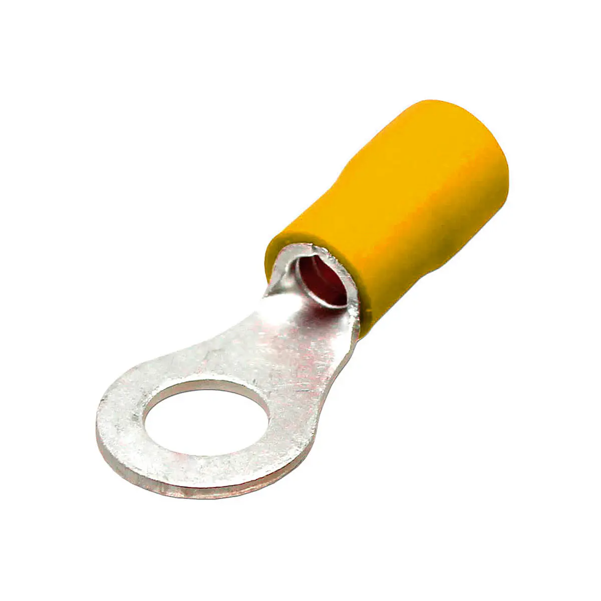 Terminal Ojo Aislado Amarillo 12-10 AWG 10mm 100 Unidades
