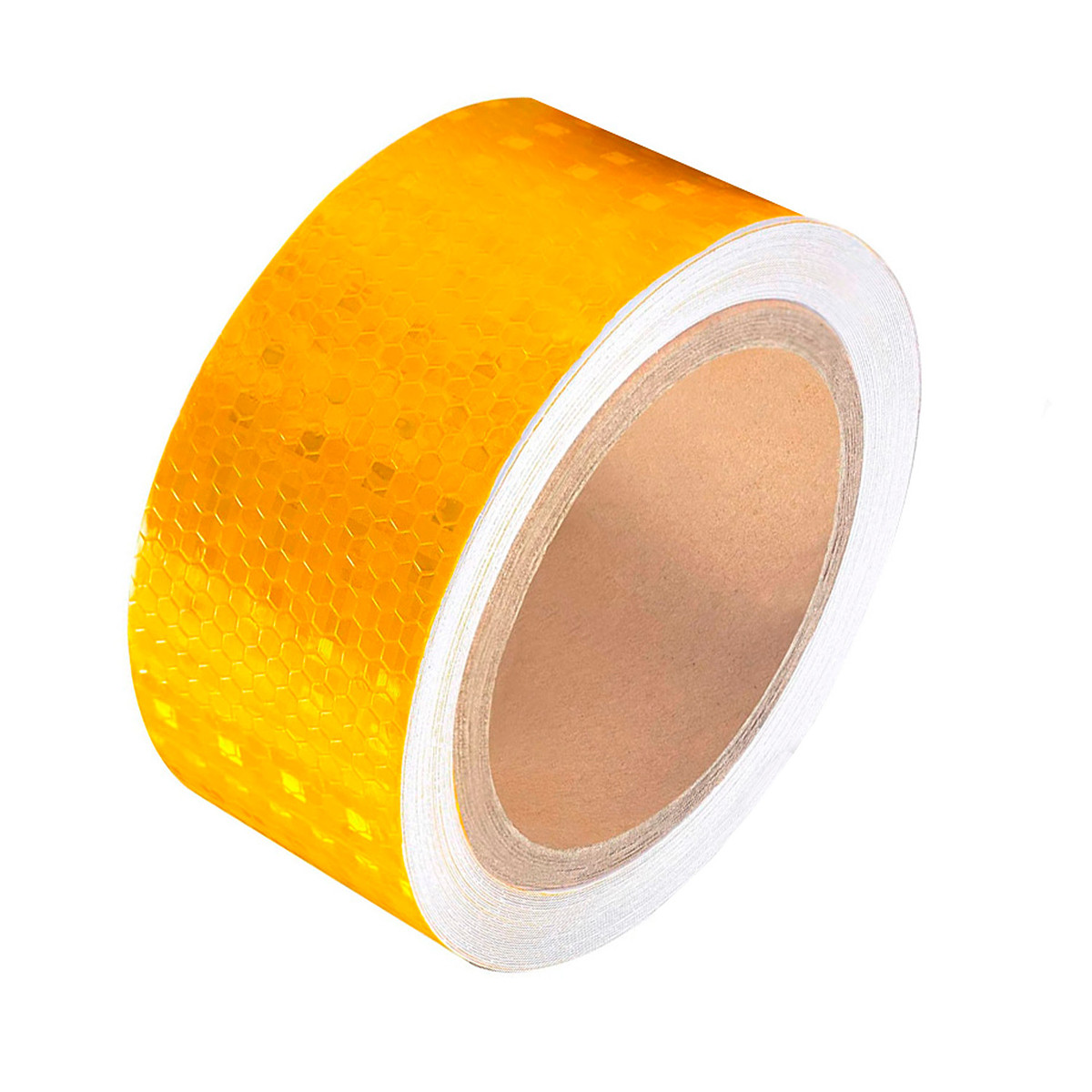 Cinta Adhesiva Reflectante Amarilla 5cm x 10mts