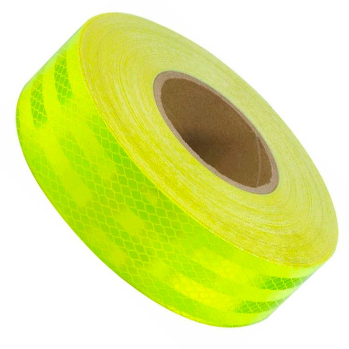 Cinta Adhesiva Reflectante Verde Limón 5cm x 25mts