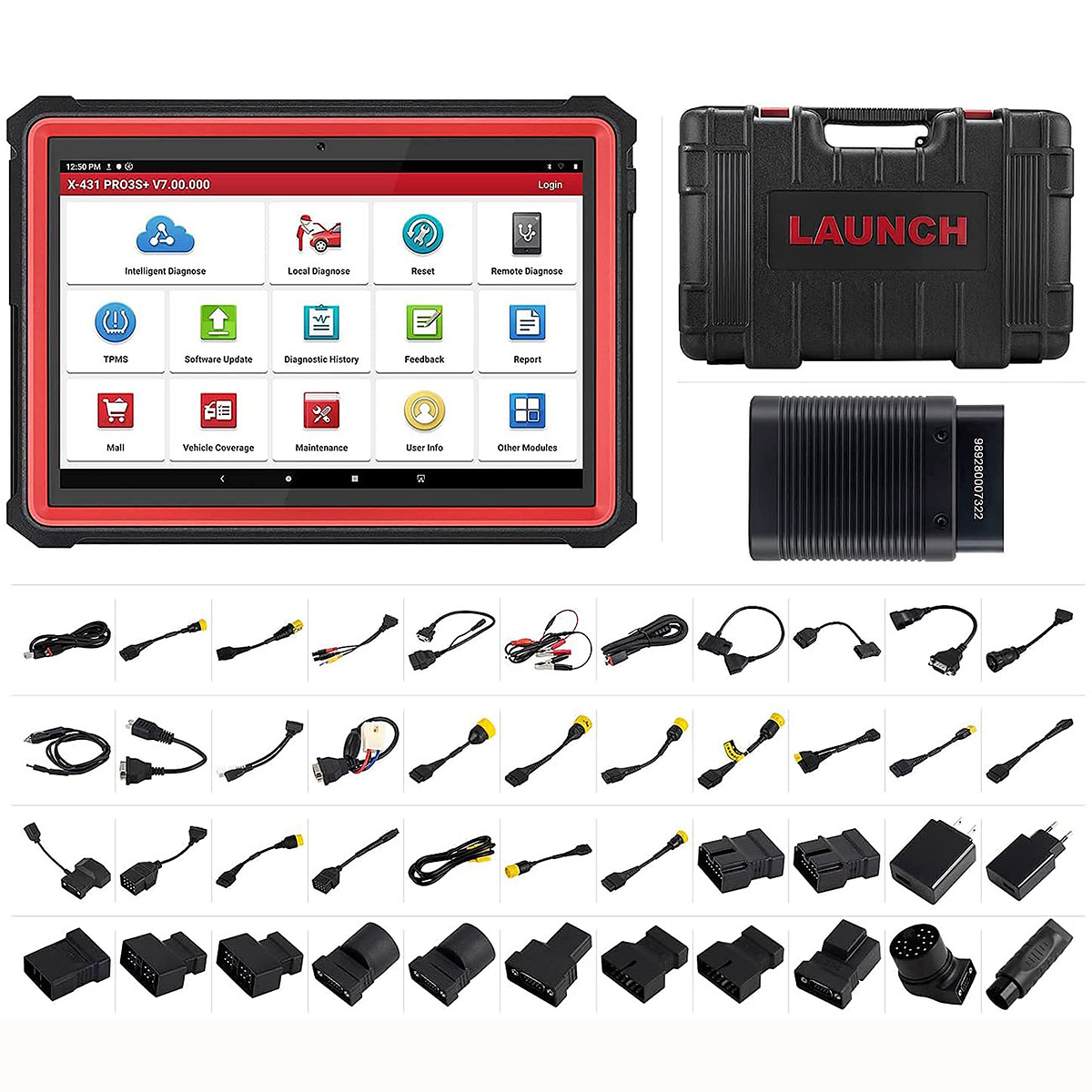 Escáner Automotriz Multimarca Profesional Launch X431 3SPLUS
