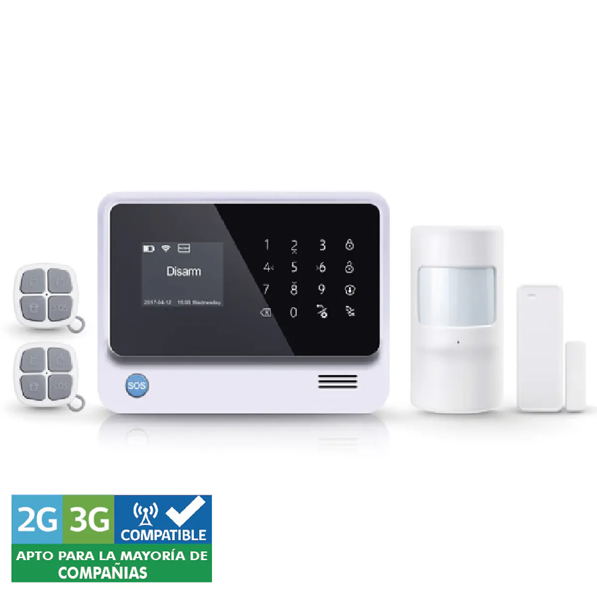 Sistema de Alarma Domotica 3G & WIFI GPRS APP G90B+ Plus