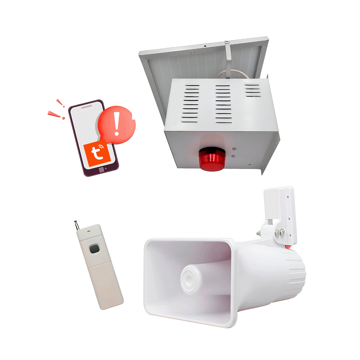 Alarma Comunitaria TuyaSmart con Notificación APP, Sirena 30