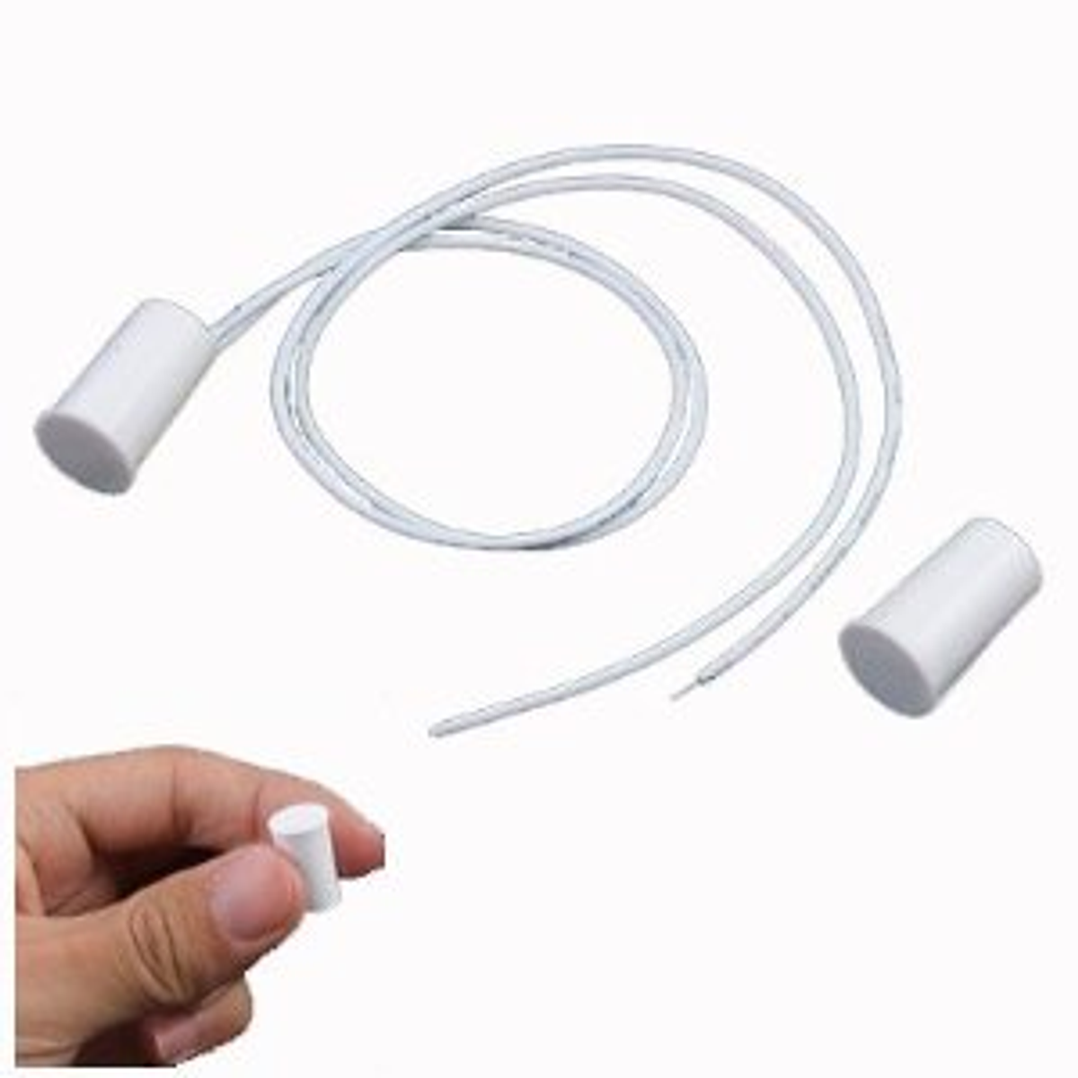 Sensor magnético alámbrico de puerta y ventana empotrado