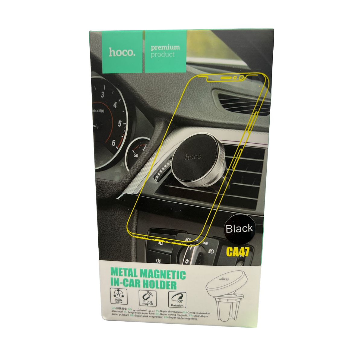 SOPORTE AUTO MAGNETIC HOCO CA47 VENTILACION