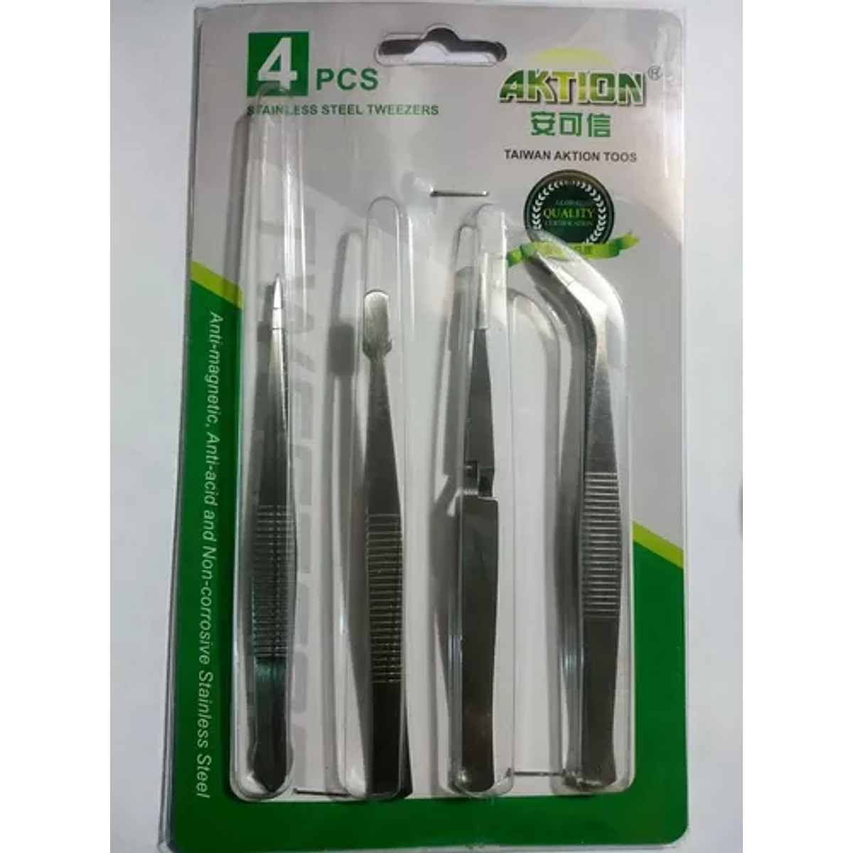 Juego De 4 Pinzas Set Kit Para Electronica, Smd Reparacion