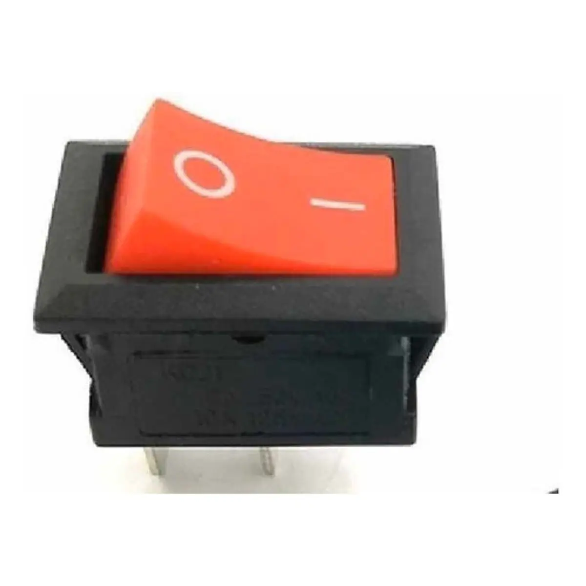 Mini Interruptor Switch Negro Rojo On Off 3amp Hasta 250 Vac
