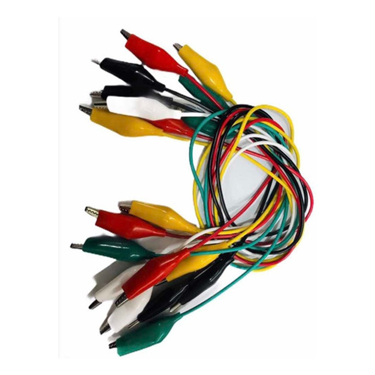 10 Cables Caiman Caiman Colores Surtidos 38 Cm De Largo