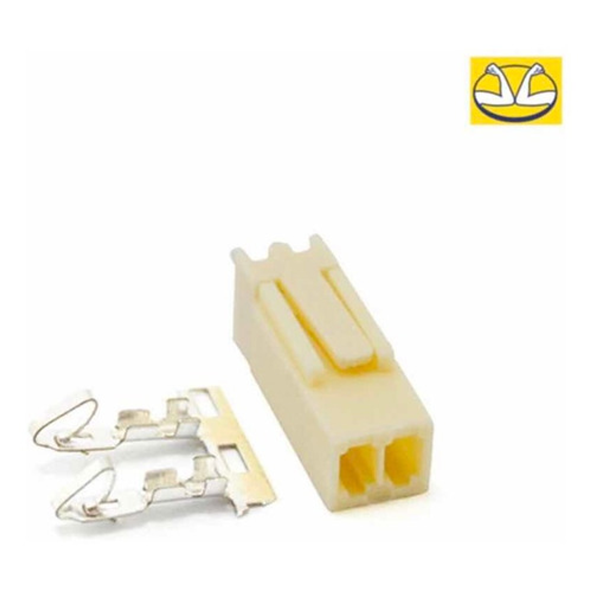 Conector Gp 2pines Hembra Y Macho Con Terminales X 2unidades