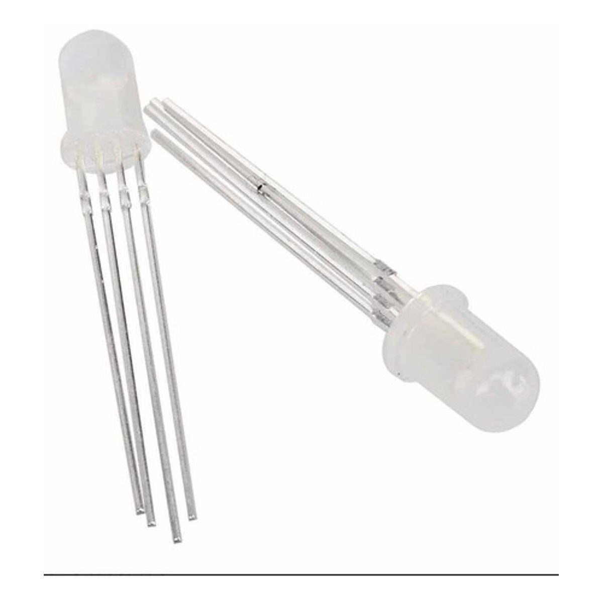 Led Rgb 5mm Ánodo / Cátodo Verde Azul Rojo