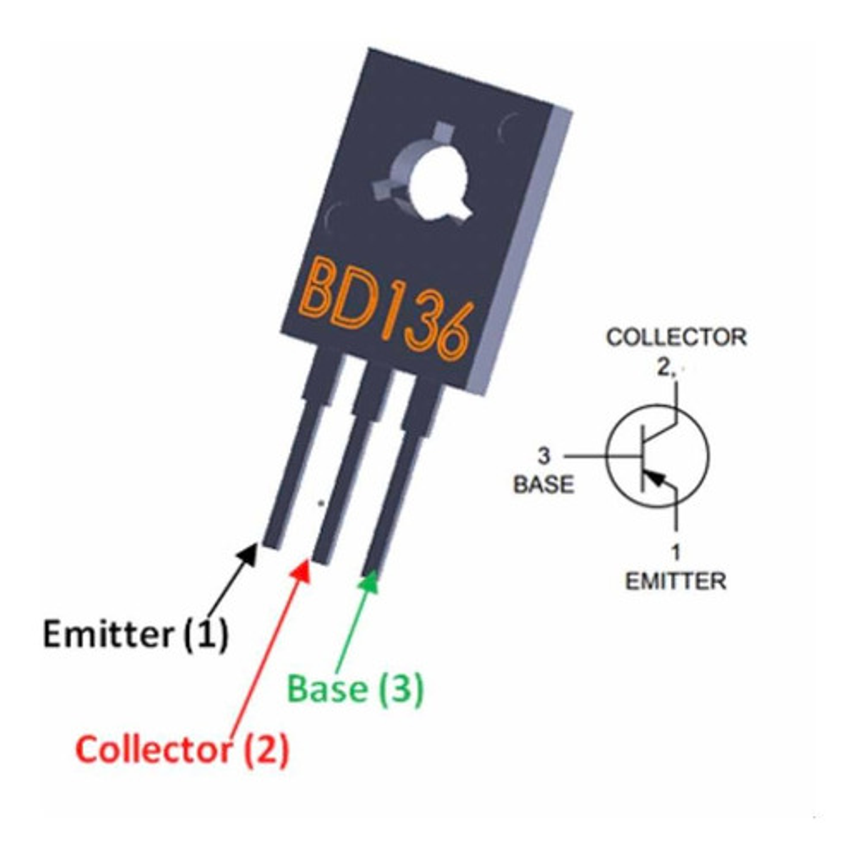 Transistor Bd136 Pnp