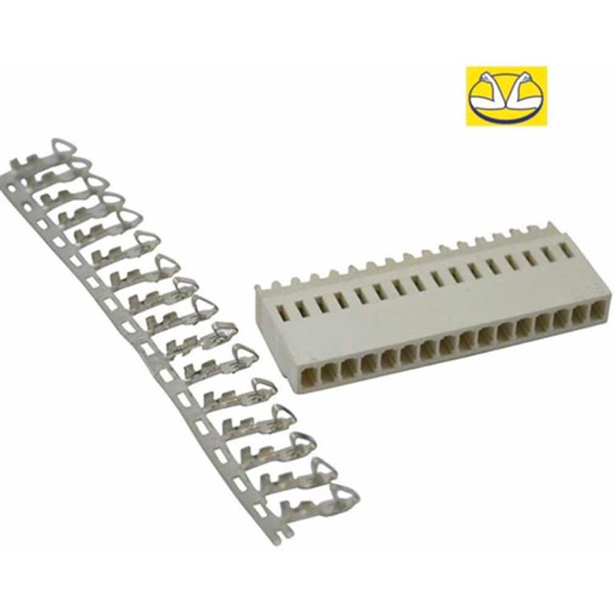 Conector Gp 16 Pines Hembra Y Macho Pcb Con Terminales