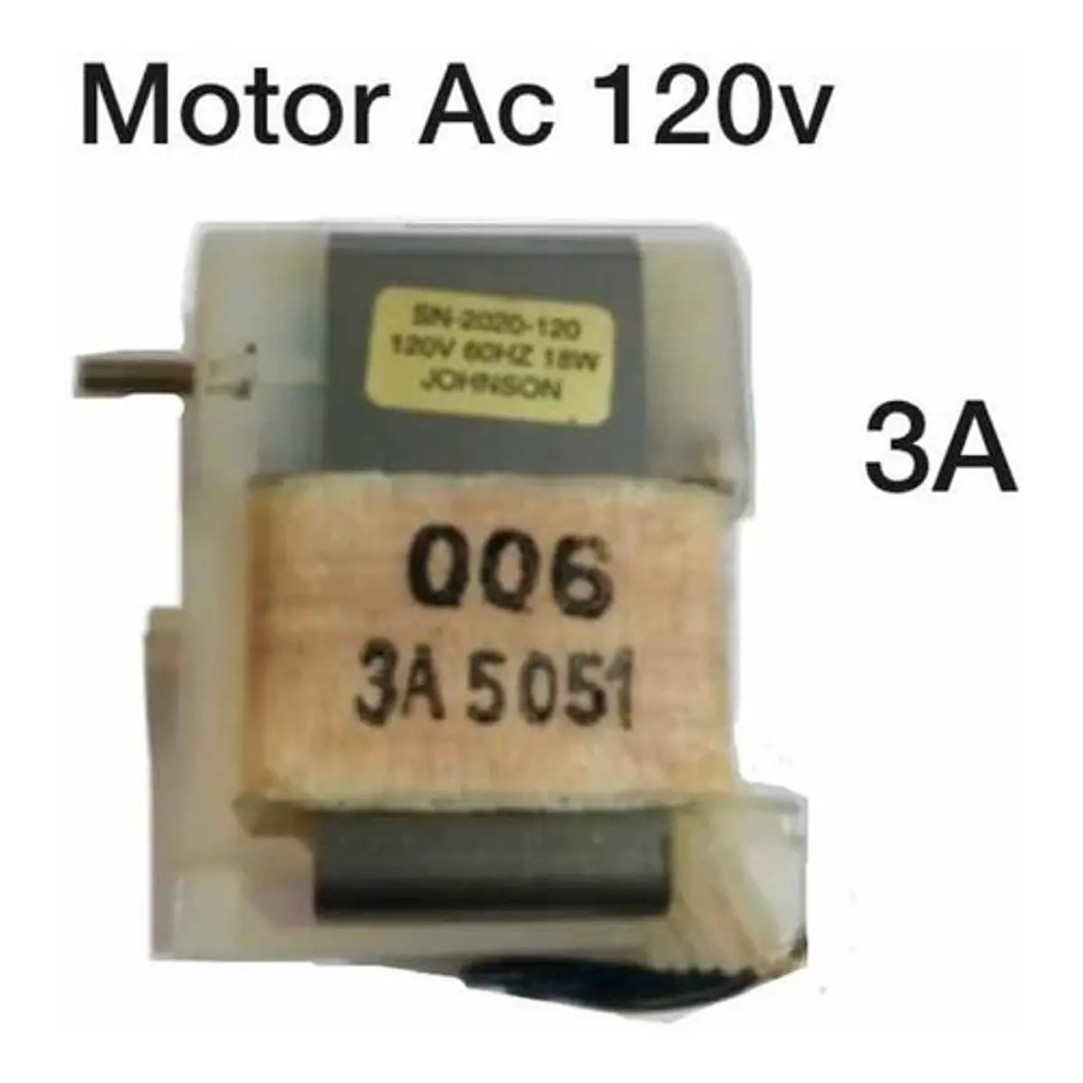 Motor Ac 120v Voltaje/corriente Alterna 120v Ac 3amp