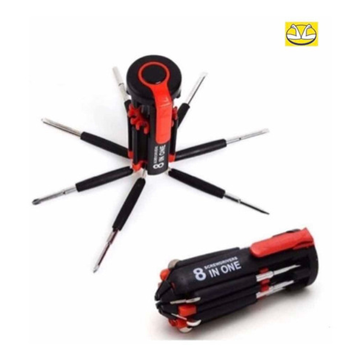 Set Juego De Destornilladores 8 En 1 Con Luz Led