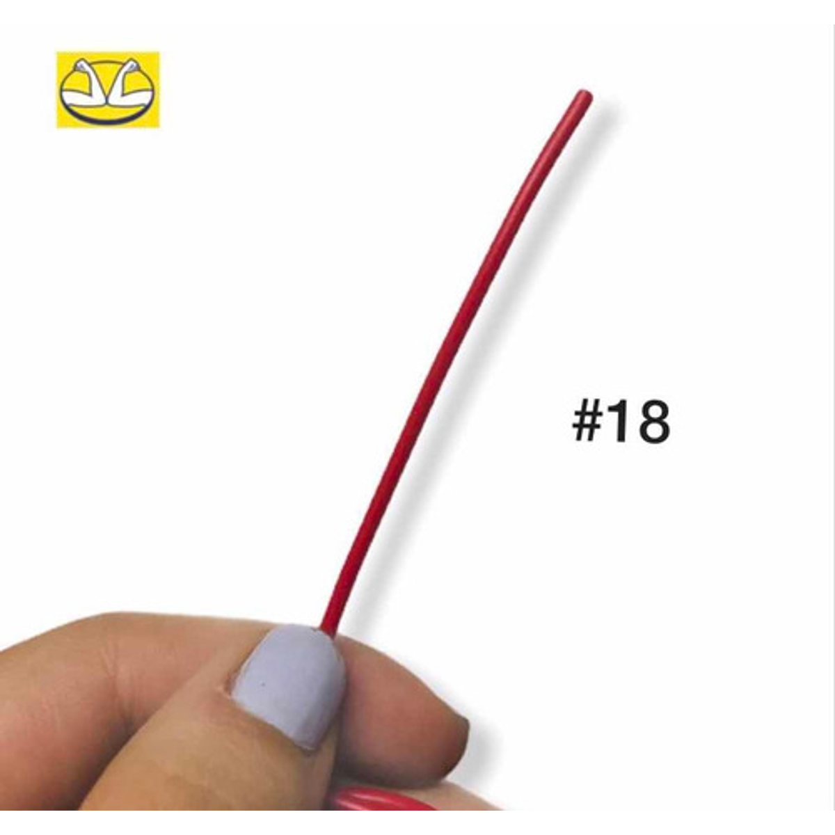 5 Mts De Cable Vehicular #18 Rojo Calibre 18