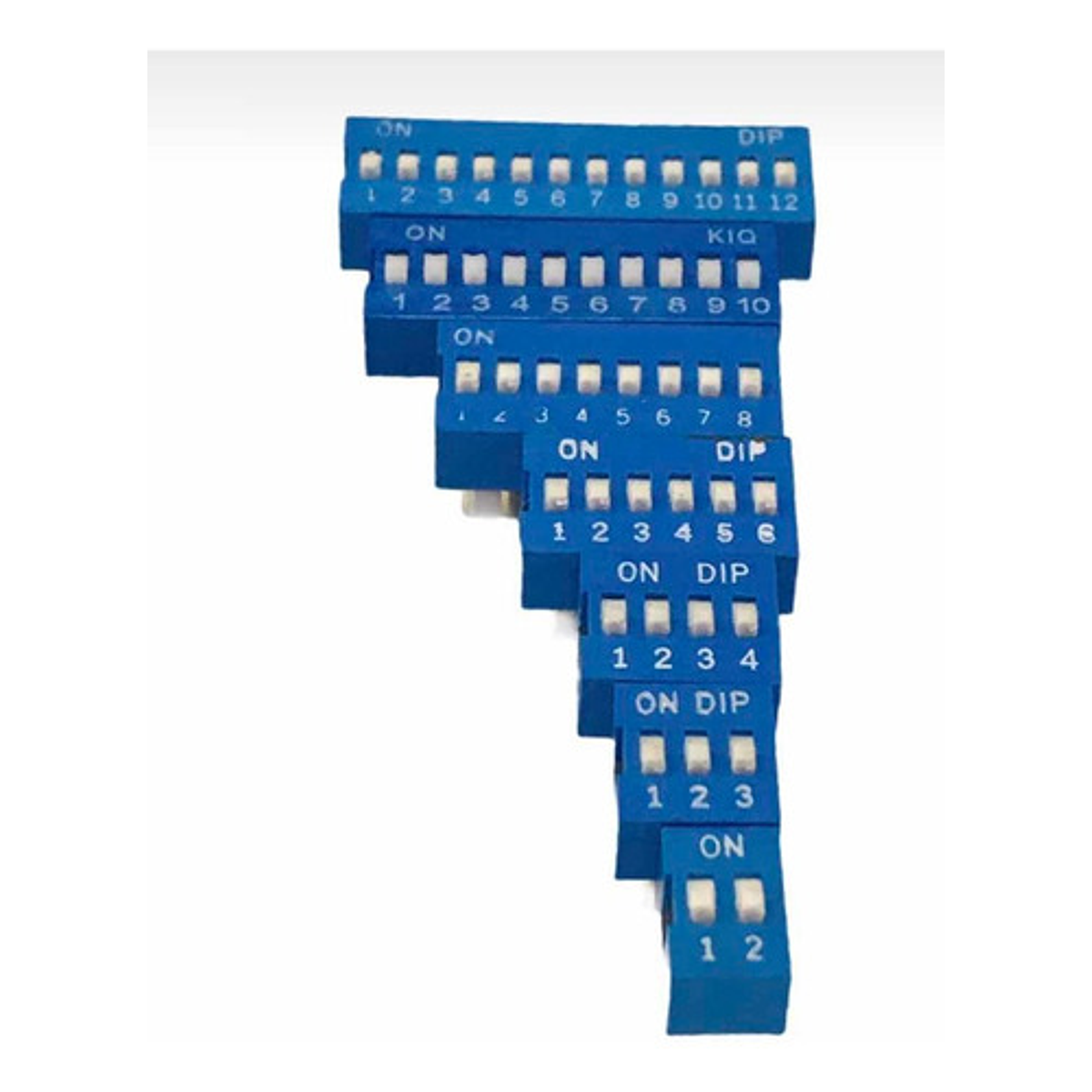 3 Unidades Dip Switch De 8 Posiciones Interruptor Deslizable