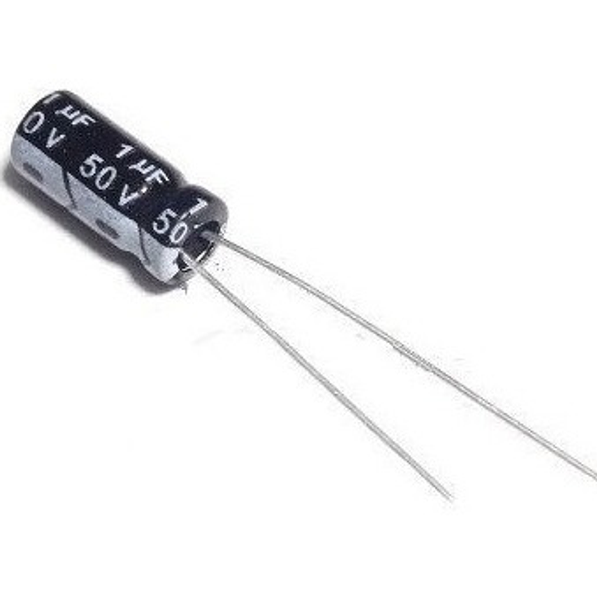 10 Unidades De Condensador Eléctrolitico 1mf X 50v 1uf