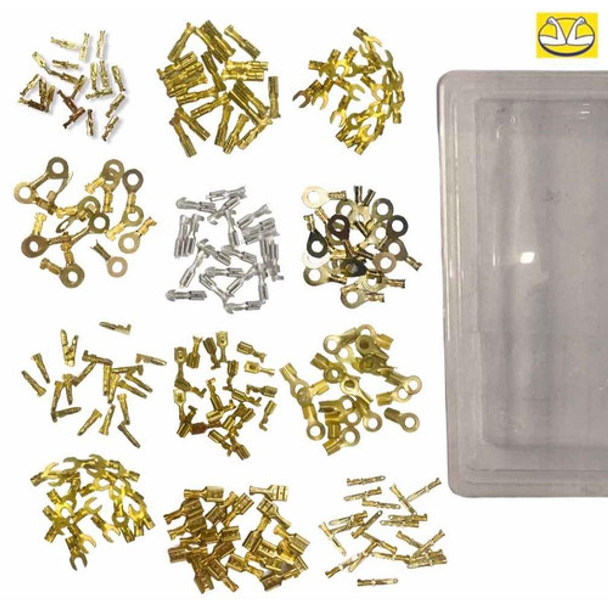 Super Kit De Terminales Electricas Para Cables + Caja