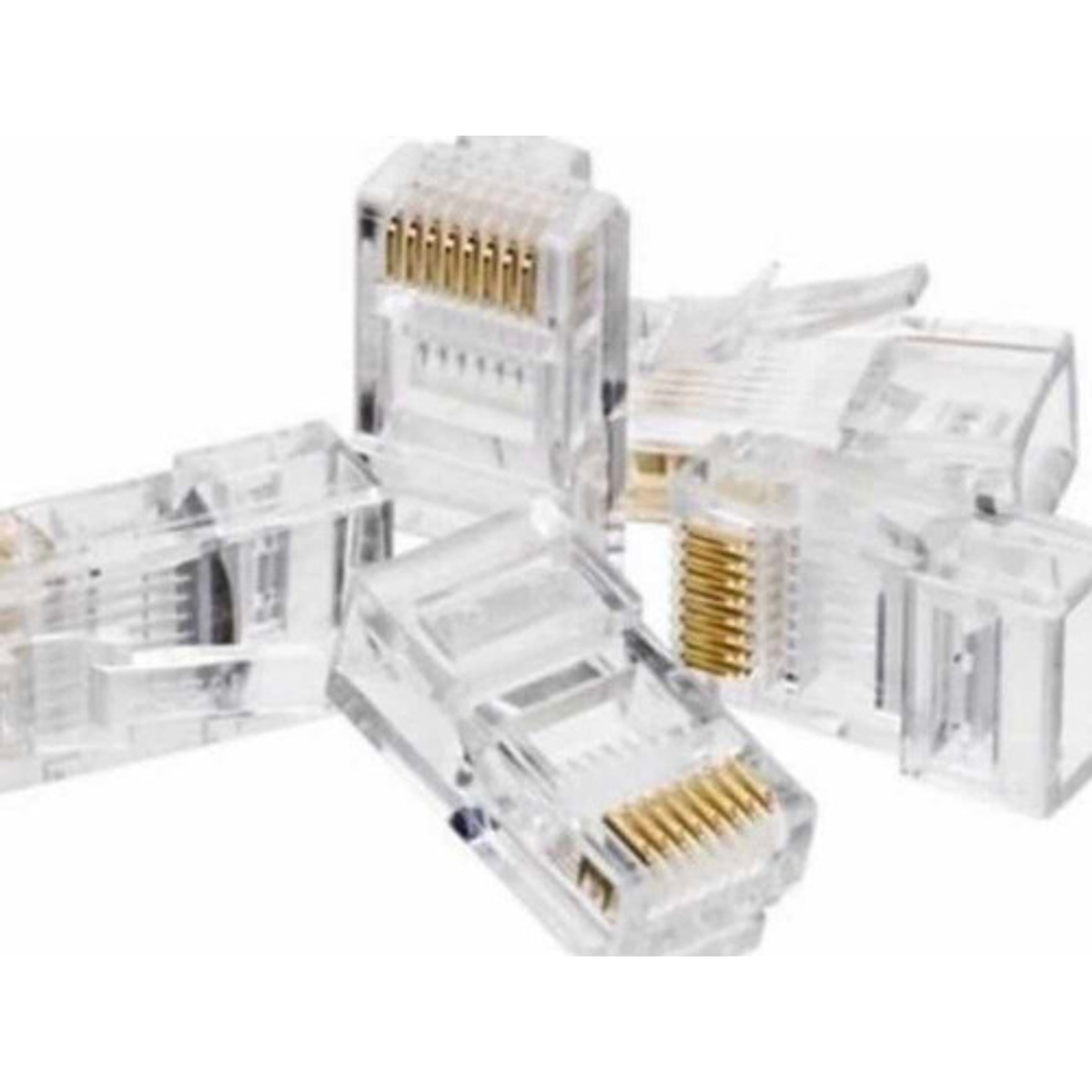 10 Conectores Plug Rj45 Utp Red