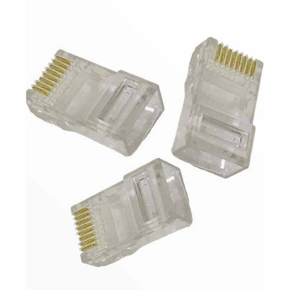 10 Conectores Plug Rj45 Utp Red