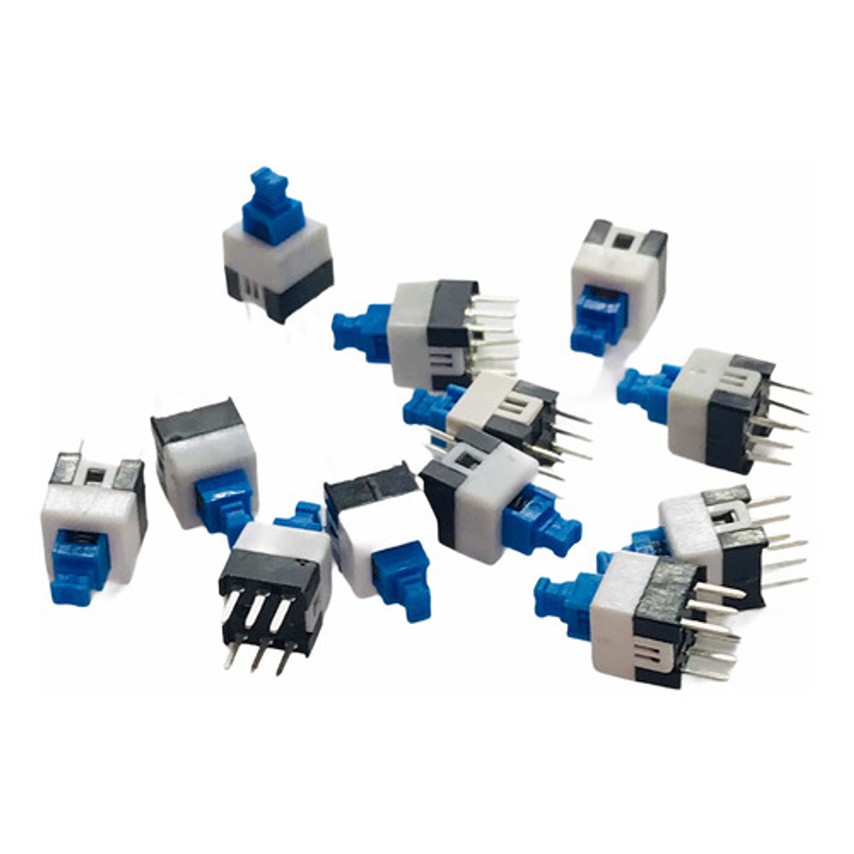 Switch Pulsador Para Protoboard Pulsador 6 Pines 11.6mm