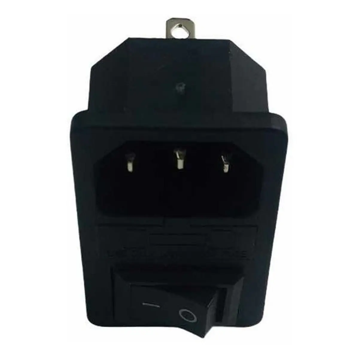 Conector Iec Jack Poder Interruptor Y Portafusible Chasis