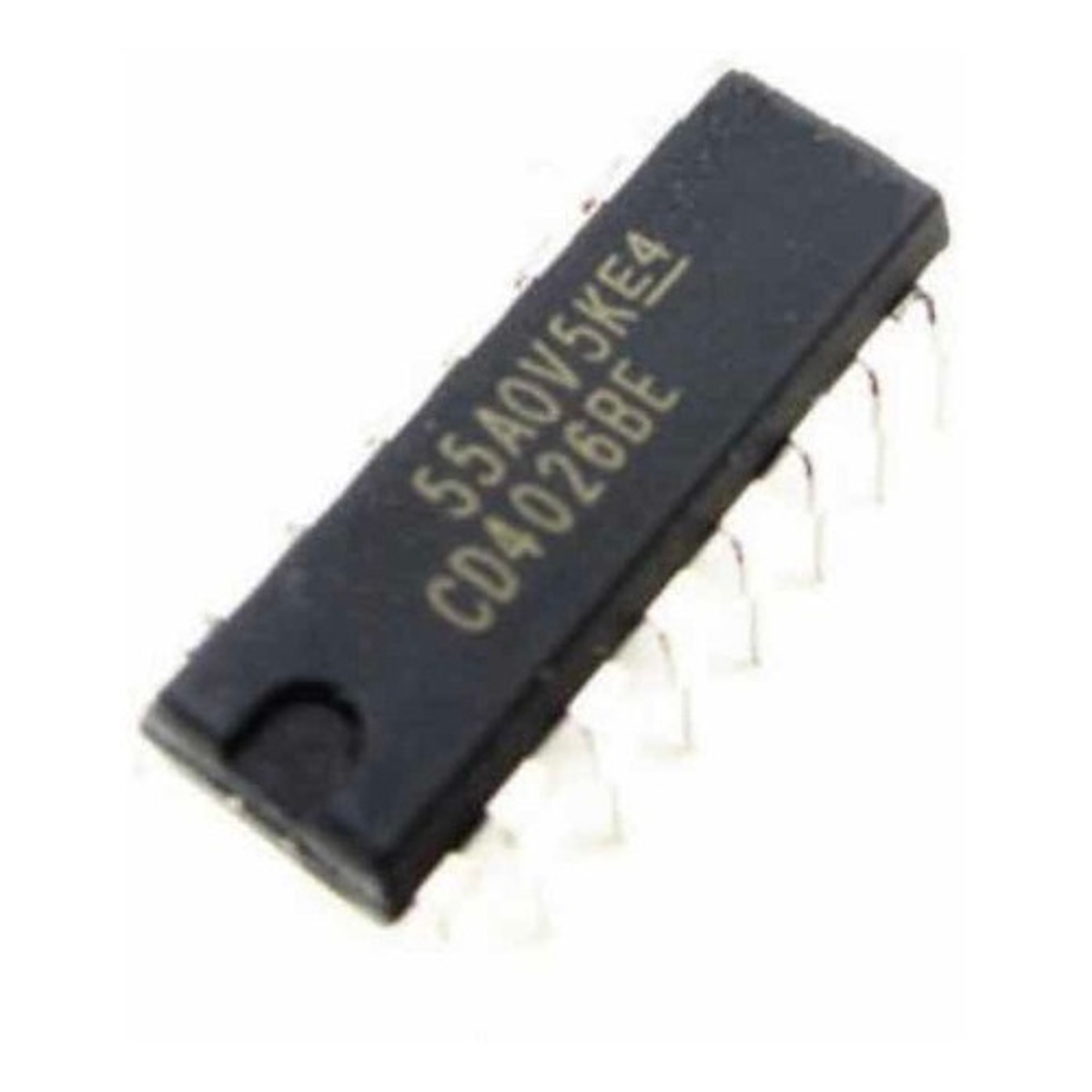 2 Contador Binario Cd4026be Cd4026 4026 Cmos Divisor Décadas