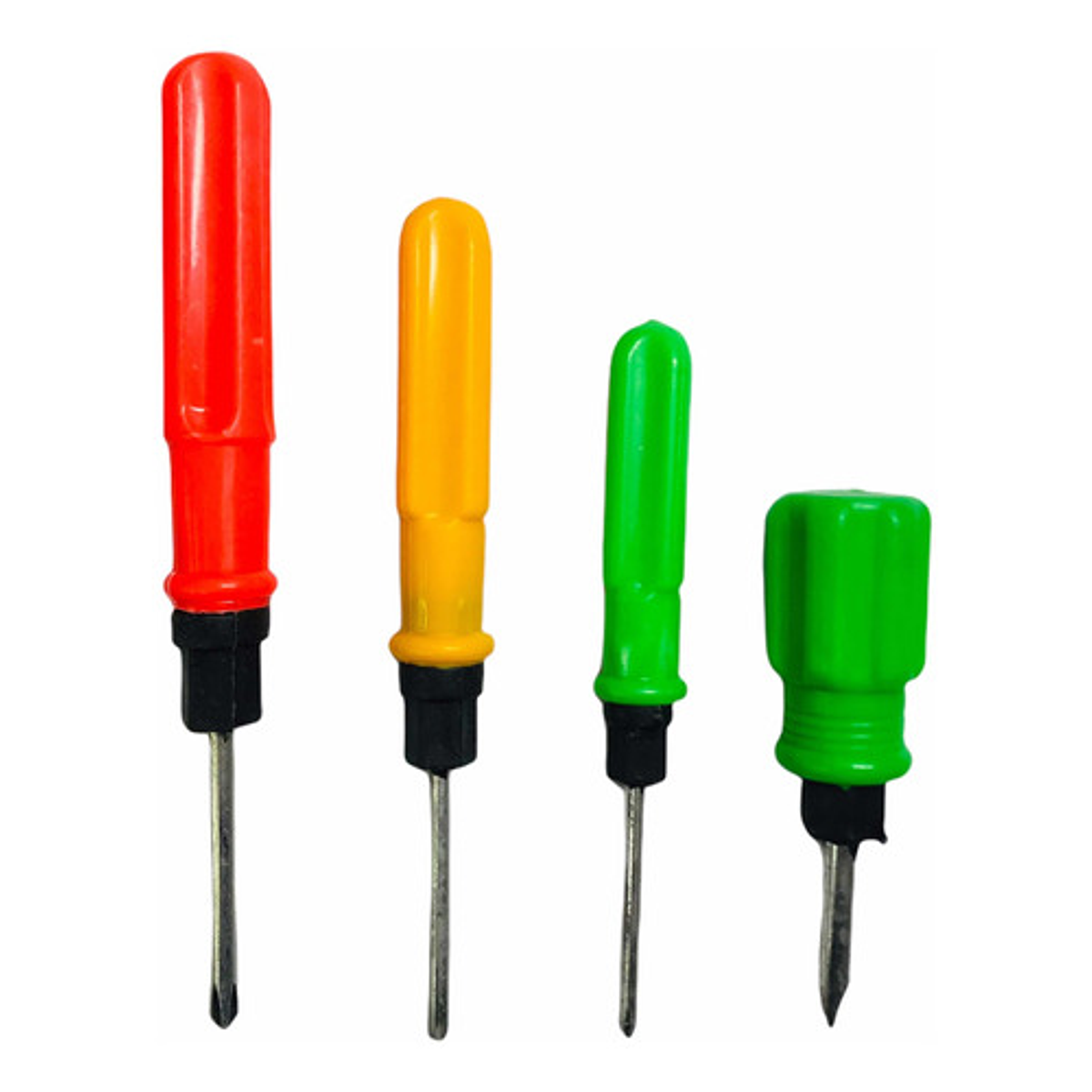 Set Juego 4 Destornilladores Doble Punta Pala Y Estrella