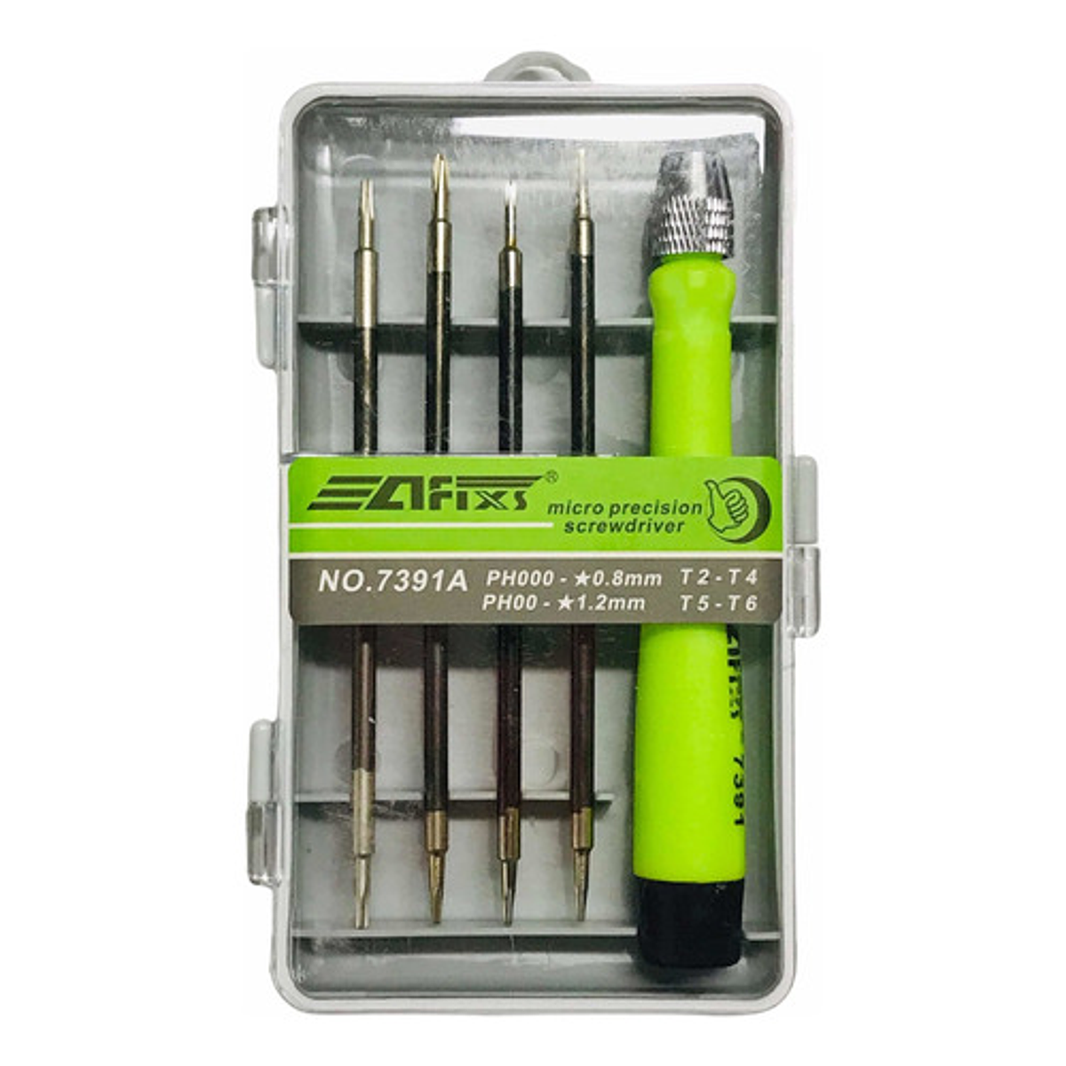 Set Kit 4 Perilleros Doble Punta Reparación Celular