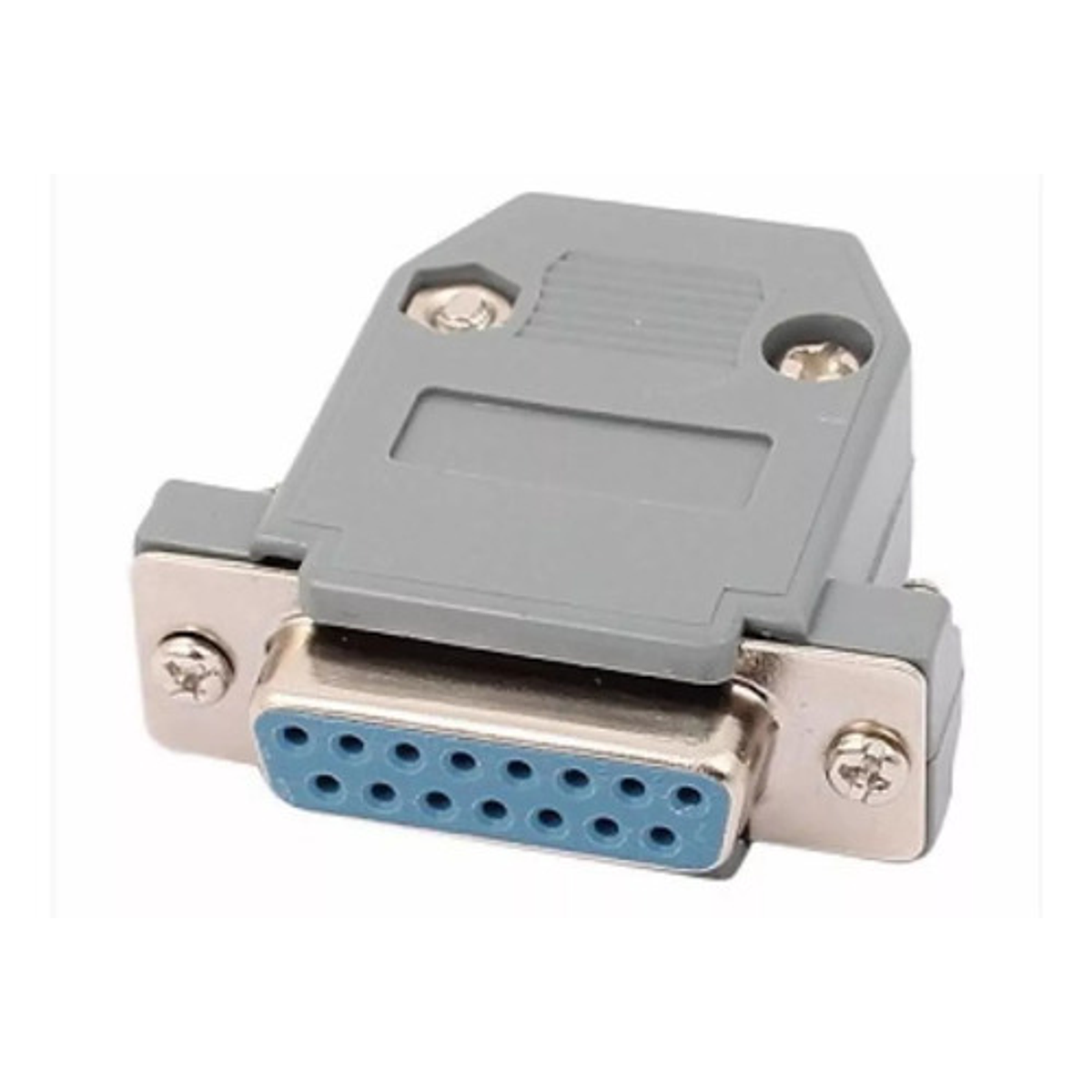 Conector Db15 Hembra 2 Hileras 15 Pines Con Carcasa