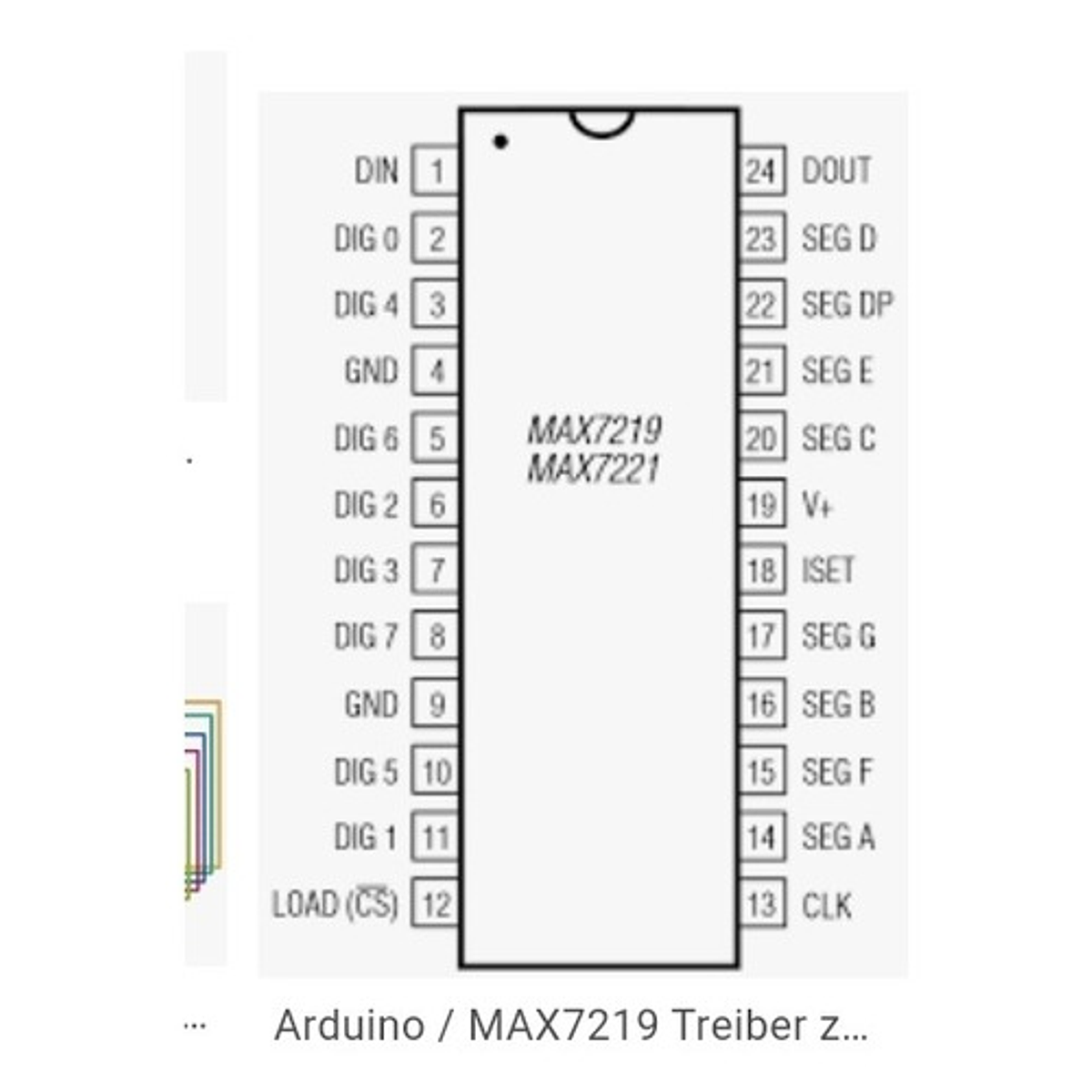 Integrado Max7219 Max 7219