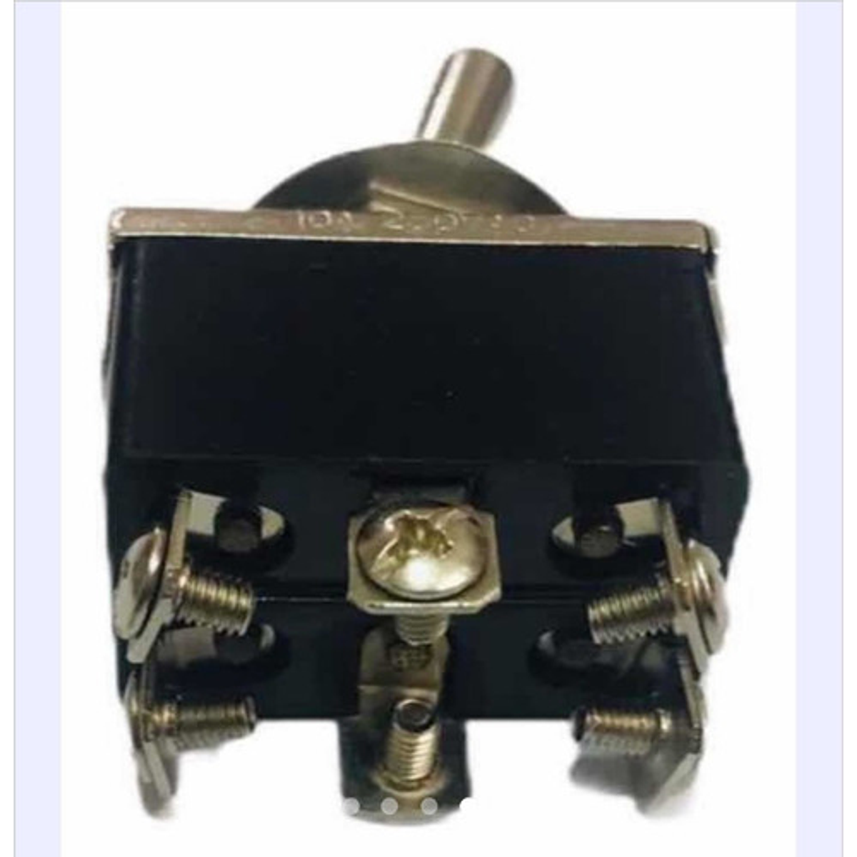 Codillo Pulsador Grande 3 Posiciones 6pines Reversible