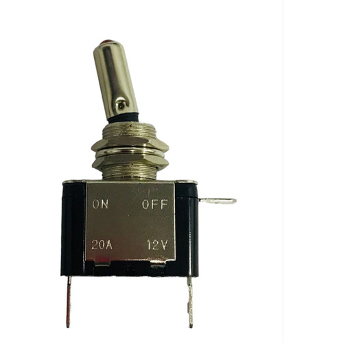 Interruptor Switch Codillo Piloto 12v Moto 2 Pines Metálico