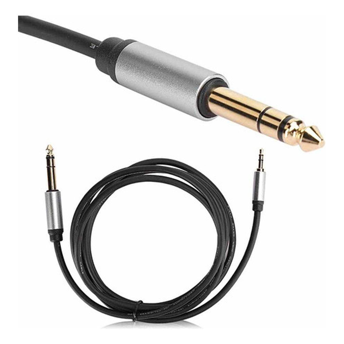 Cable Plug 3.5 Stereo A Plug 1/4 Stereo 1.8 Metros