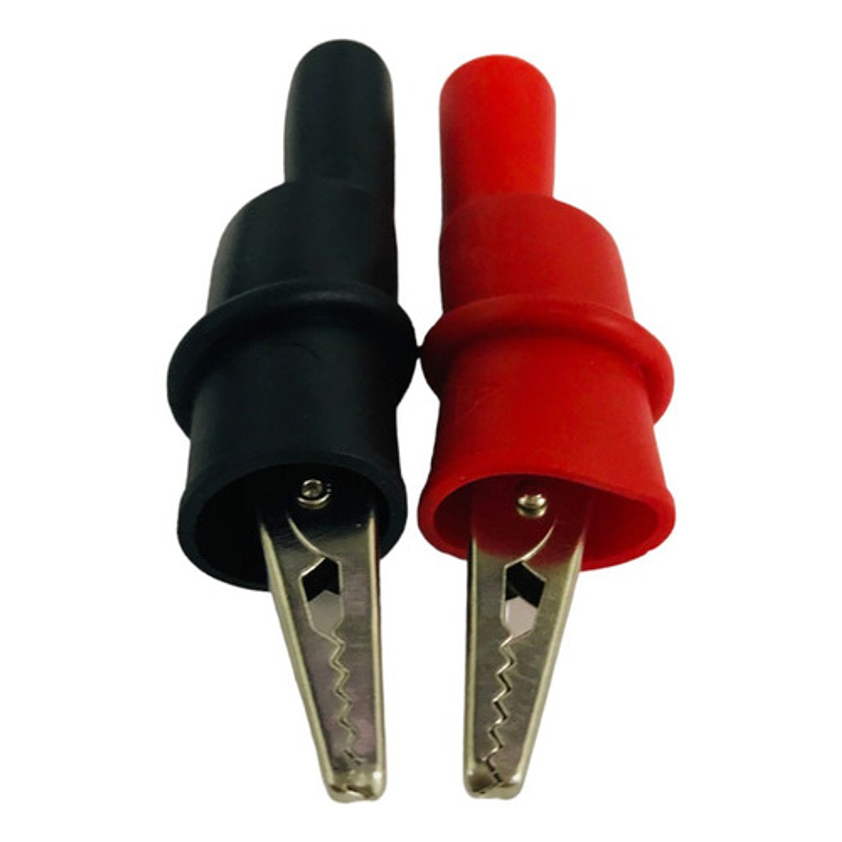 Par De Caimanes Convertidor De Puntas Multímetro A Caimán