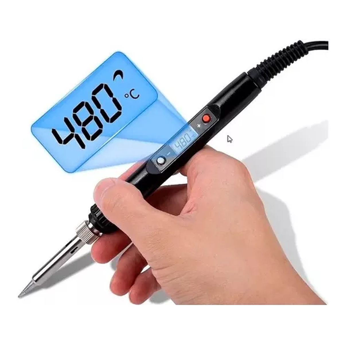 Cautin Profesional Tipo Lapiz Temperatura Ajustable Digital