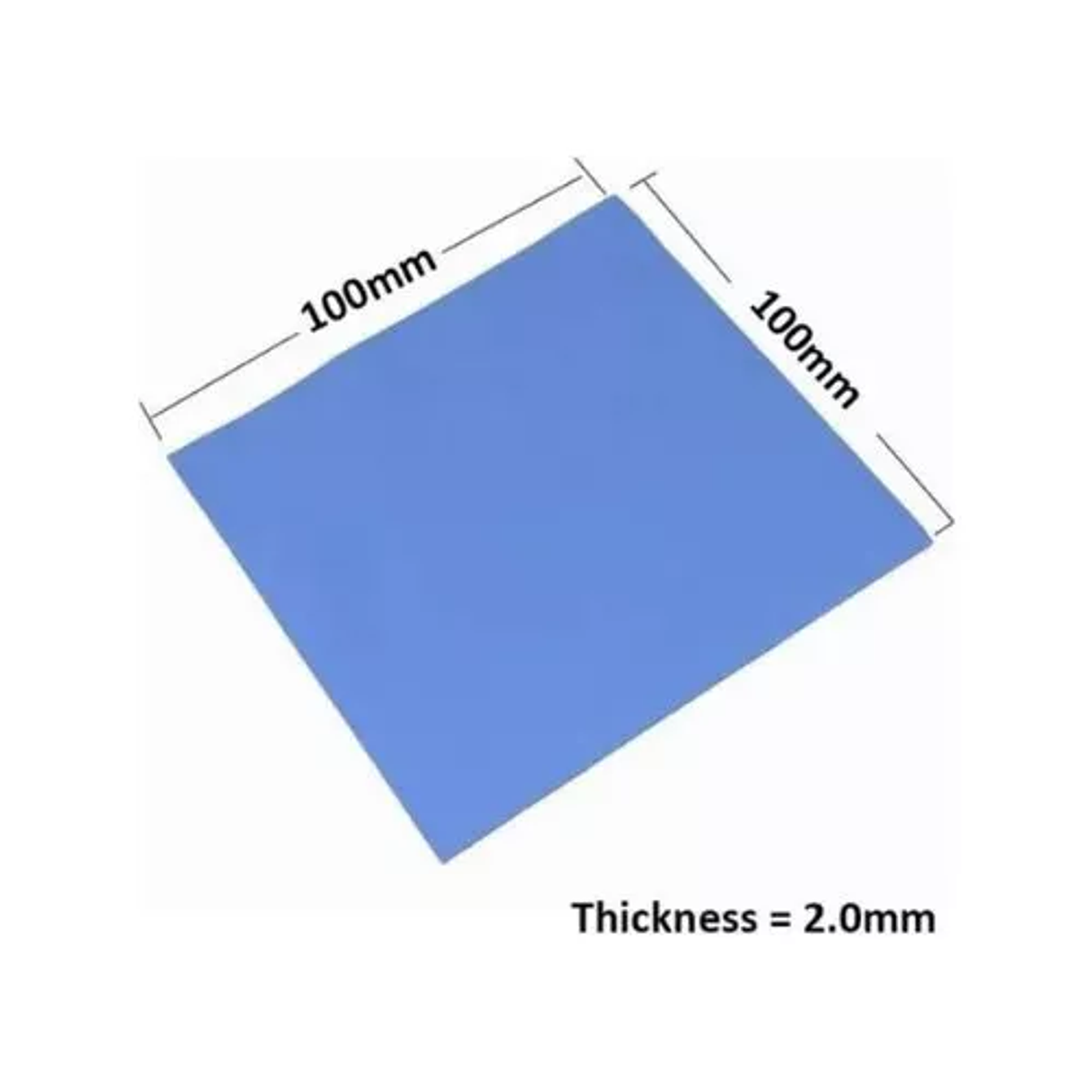 Pad termico 10x10cm x 2mm thermal pad