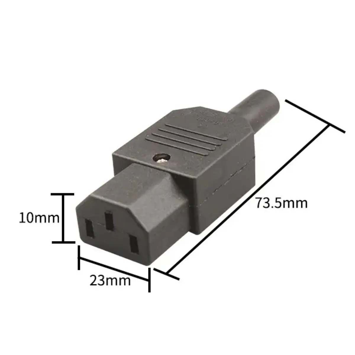 Conector poder Hembra aereo
