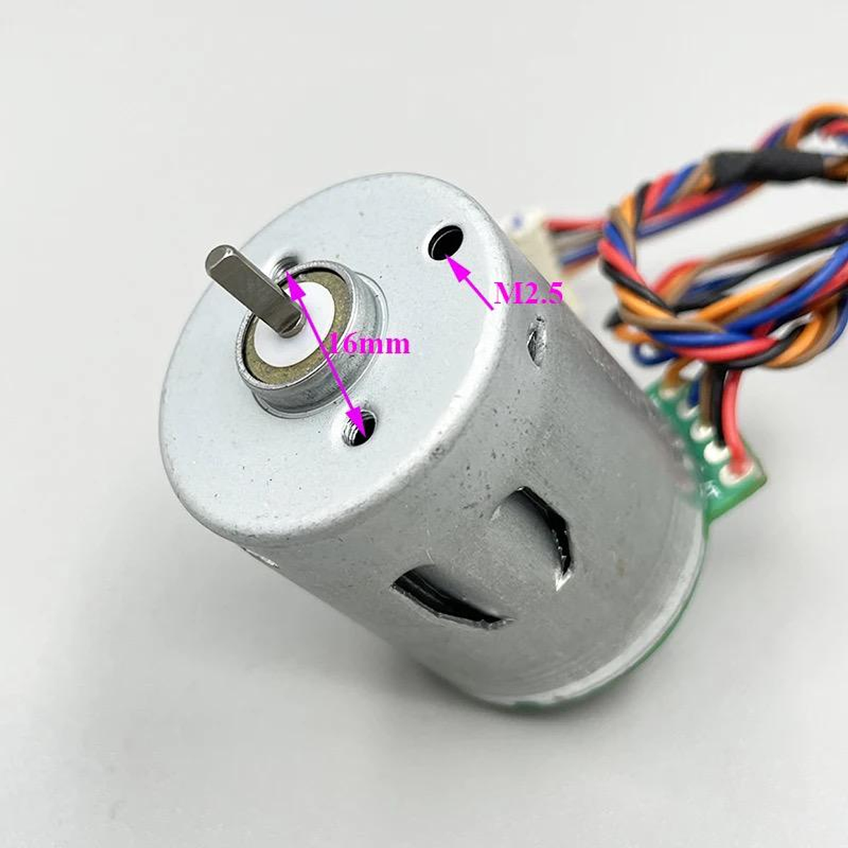 Motor Dc con encoder 12v 7000 rpm