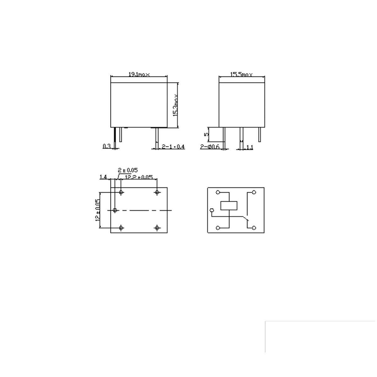 Relevo relay 9v 5 pines 10 Amp